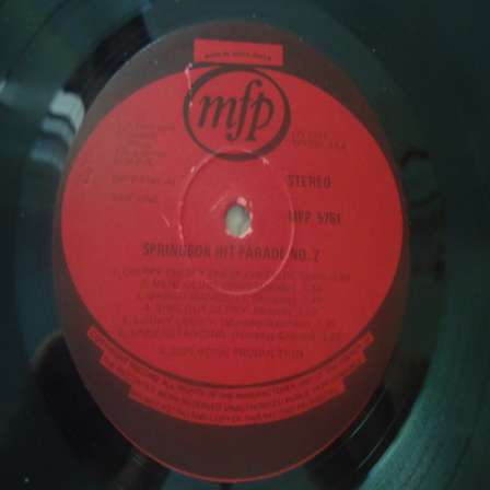 Pop - SPRINGBOK HIT PARADE VOLUME 3 - 1971 MFP STEREO LP - rare - GREAT ...