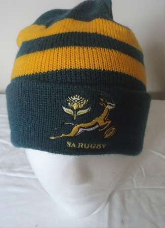 Supporters Gear & Collectibles - SPRINGBOK BEANIE GREEN and GOLD ...