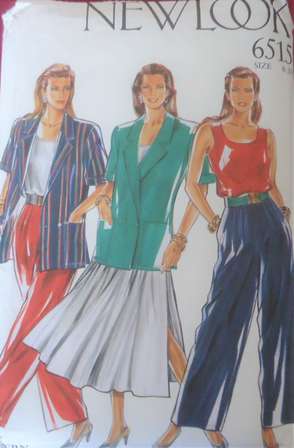 Other Sewing Accessories - NEW LOOK PATTERNS 6515 JACKET-TOP-SKIRT ...
