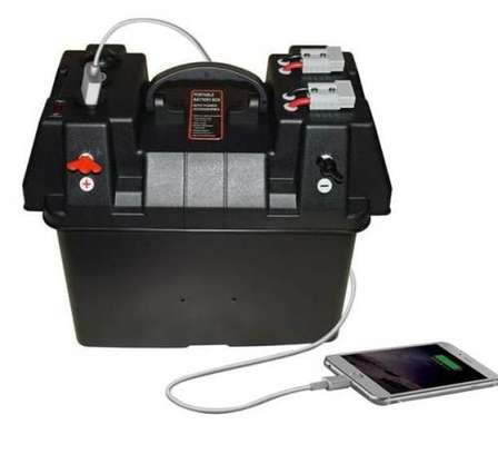 Electrical - MCE ElecPortable Battery Box with Power Accessories and 2x ...