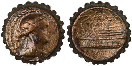 Ancient & Shipwreck - Ancient Greek coin (serrated) | Seleukos IV ...