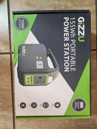 UPS - Gizzu 155Wh Portable Power Station 1 x 3 Prong SA Plug Point ...