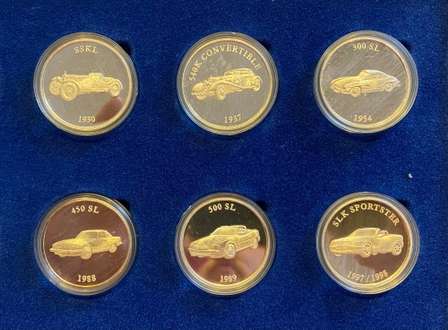 Other - Stunning Scarce Gold Reef City Mint Mercedes-Benz Sterling ...