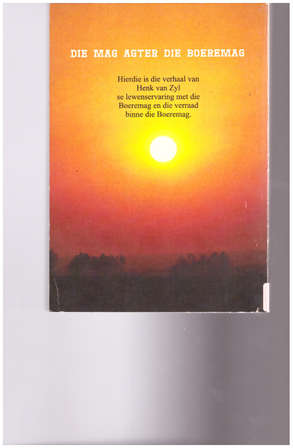 Books - DIE MAG AGTER DIE BOEREMAG EN BLOED VERRAAD was listed for R450 ...