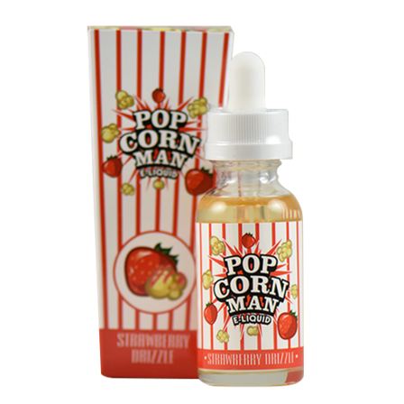E-Cigarettes - Popcorn Man E-liquid/Vape Juice/Smoke Juice - Strawberry ...