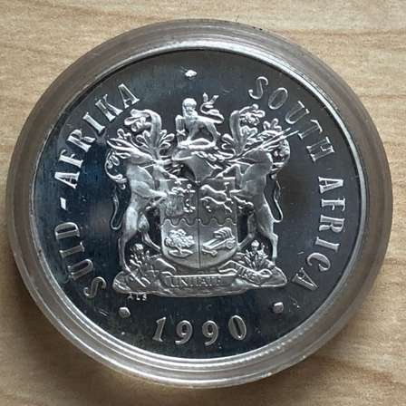 One Rand - 1 X 1990 South Africa R1 Coins - Encapsulated was listed for ...