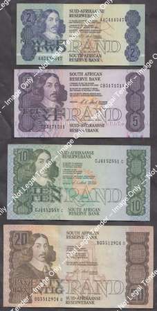 CL Stals - Republic of South Africa: Set of Bank Notes from the 1990s ...