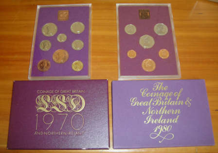 Great Britain - Great Britain : Proof Coin Sets of 1970 (pre-decimal ...