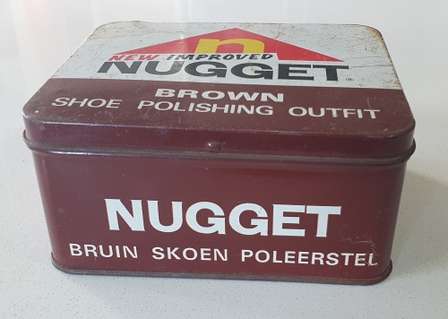 Tin - NUGGET shoe polish tin as per photos for sale in Bloemfontein (ID ...