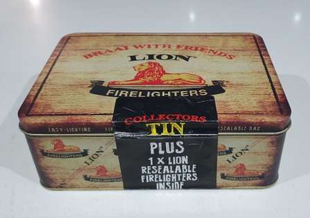 Tin - LION Firelighters tin as per photos was listed for R150.00 on 8 ...