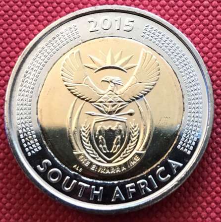 Five Rand - GORGEOUS GRIQUA TOWN 2015 uncirculated bi-metal R5 ...