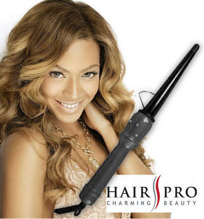 Hair Styling Tools - Silver bullet pro Professional curling wand- celeb ...