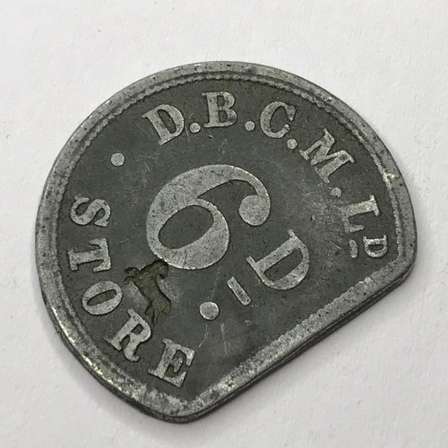 Tokens - De Beers Consolidated mines 6d sixpence token was listed for ...