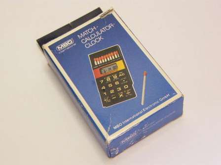 Smoking Accessories - Vintage MBO Match - Calculator - Clock - as per ...