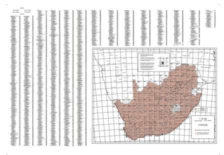 South African Travel & Geography - Full Set of SA Topographical Maps on ...