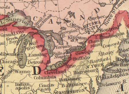 Maps - Mitchell`s Map Of North America 1860 Digital Download for sale ...