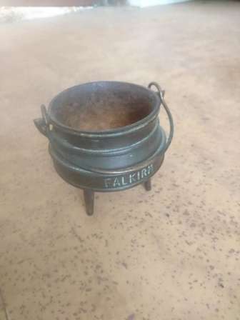 Other Metalware - OLD COLLECTIBLE FALKIRK POTS ONE MARKED 1/4 ,SMALLER ...