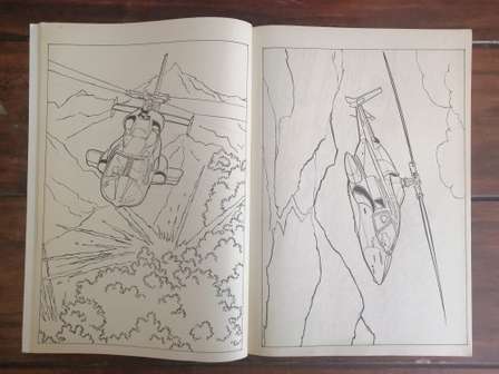 Other Antiques & Collectables - Vintage Airwolf Colouring Book for sale ...