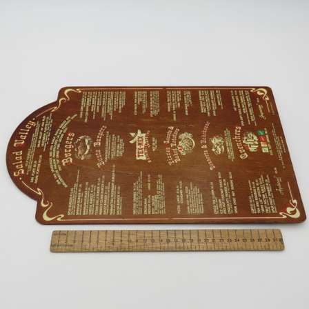 Other Antiques & Collectables - Vintage Colorado Spur Kathu wooden menu ...