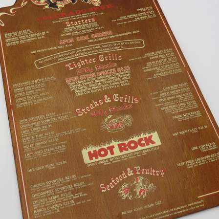Other Antiques & Collectables - Vintage Colorado Spur Kathu wooden menu ...