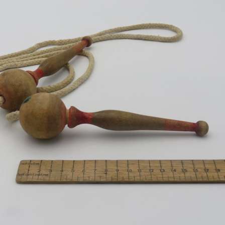 Other Antiques & Collectables - Vintage skipping rope with wooden ...