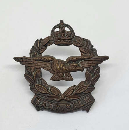 International Badges & Insignia - WW2 SA Air Force cap badge was listed ...