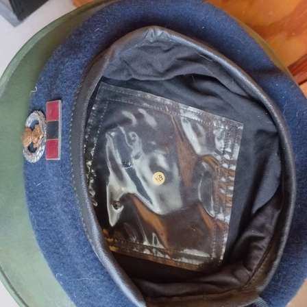 Headgear - SADF SA Engineers Corps blue beret with badge and balkie ...