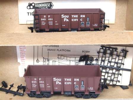 Rolling Stock - ROUNDHOUSE HO: 2x Southern Pacific 26ft Ore Cars(1712 ...
