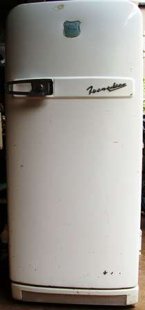 Appliances - VINTAGE FUCHS-WARE REFRIGERATOR AFRICANA BADGE was sold ...