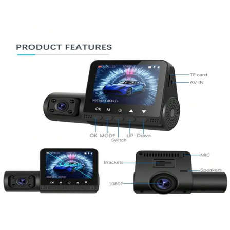 Dash Cameras - 1080P Full HD Mini Dms Recorder Car Camera Dashboard Cam ...