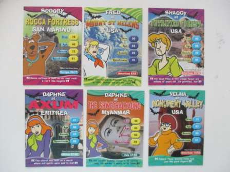 Trading Cards - SCOOBY DOO TRADING CARDS PACK OF 6 DIFFERENT CARDS for ...