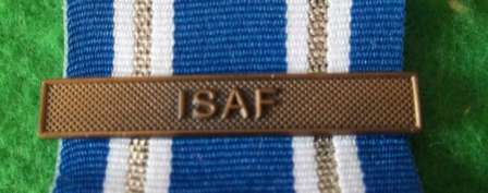Other Medals - ISAF - ISAF MEDAL WITH BAR (AFGANISTAN DEPLOYMENT 2007 ...