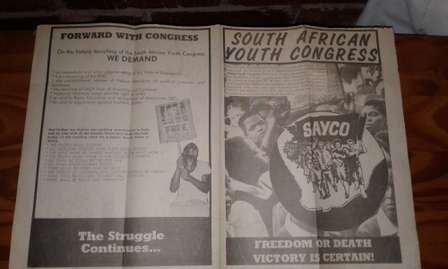 Documents & Literature - RARE: 1986 SAYCO (South African Youth Congress ...