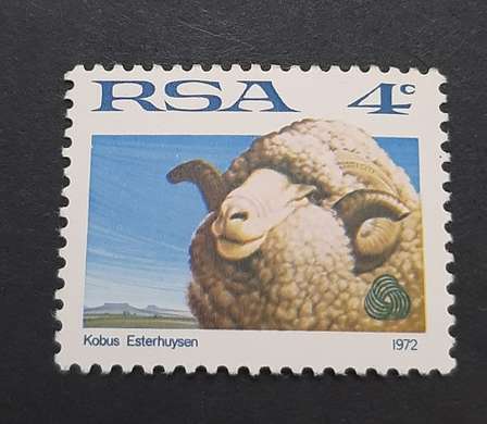 Republic of South Africa - ** 1972 RSA Ram 4c Stamp (Mint/ Unused ...