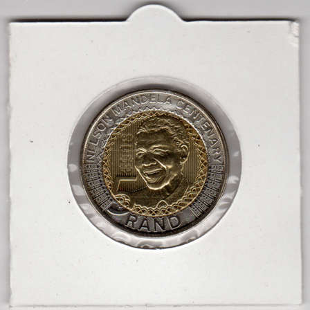 Other Mandela Coins - Nelson Mandela Centenary Five Rand - R5 2018 ...