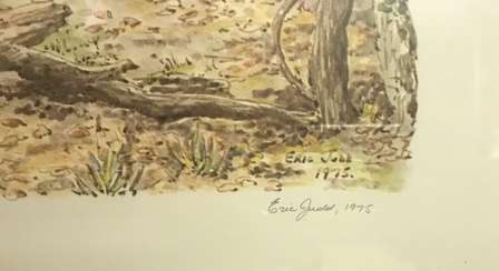 Prints - ERIC JUDD `WATER MILL at ELIM` SIGNED PRINT in PENCIL SOUTH ...