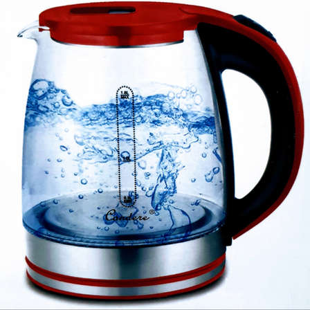 Kettles - Condere Cordless Electric Glass Kettle 2 Litre Stainless ...