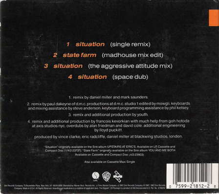 Pop - Yaz - Situation remix cd maxi single (Yazoo / Vince Clarke ...