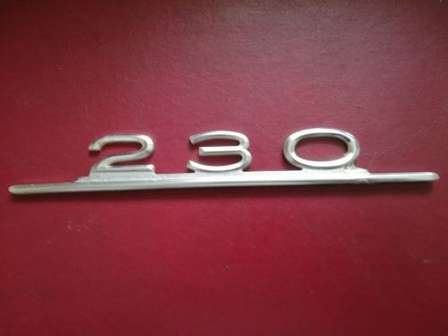 Badges - OLD MERCEDES 230 BADGE was listed for R150.00 on 30 Jan at 15: ...
