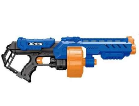 Airsoft Guns - Xhero Soft Bullet Gun Set - Burst Flywheel - 24 foam ...