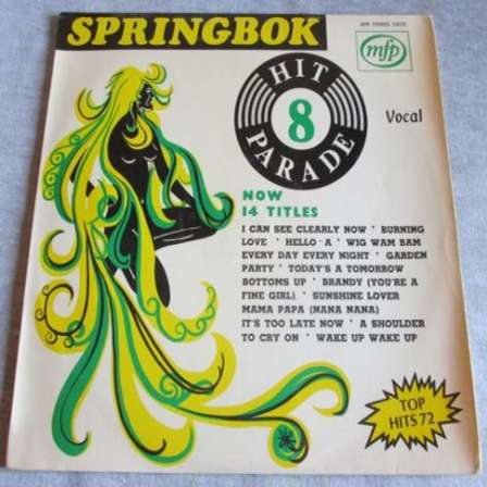 Pop - 1972 SPRINGBOK HOT PARADE 8 (MPF 54521) LP VINYL RECORD - S210 ...