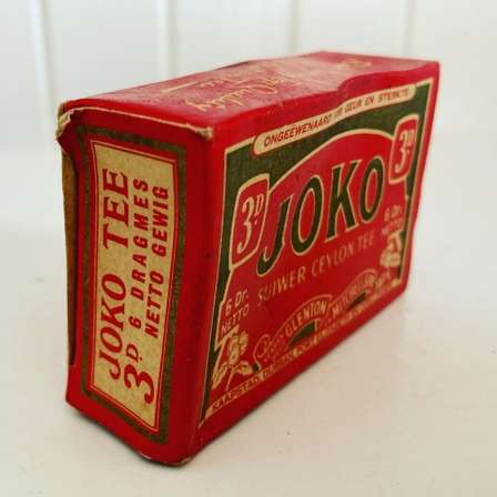 Advertising - South African vintage 1950s 1960s JOKO Tea box Sample for ...
