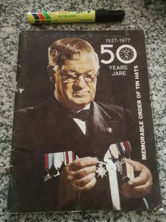 Books - 50 YEARS JARE MEMORABLE ORDER OF TIN HATS 1927 - 1977 ( MOTH ...