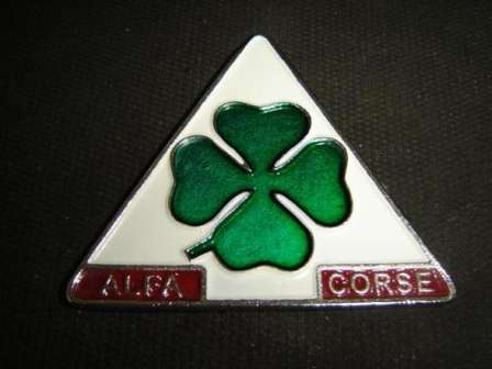 Branded Merchandise - ALFA ROMEO GREEN METAL BADGE CLOVER LEAF * FREE ...
