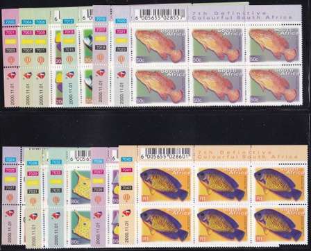 Republic of South Africa - RSA - 7TH DEF ISSUE: FISH, 10 X ASSORTED ...