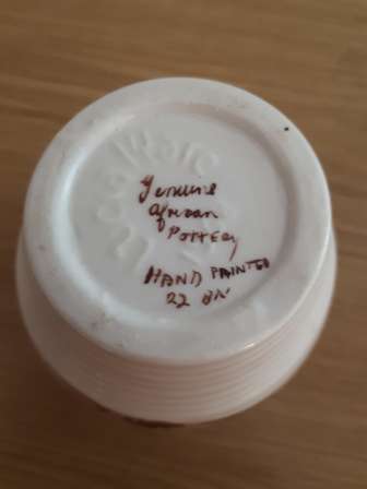 South African Porcelain - Lucia Ware African Pottery Vase was listed ...