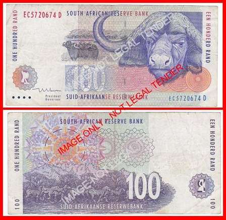 TT Mboweni - RSA - 1999 - MBOWENI - 1ST ISSUE - 100 RAND - VF NOTE ...