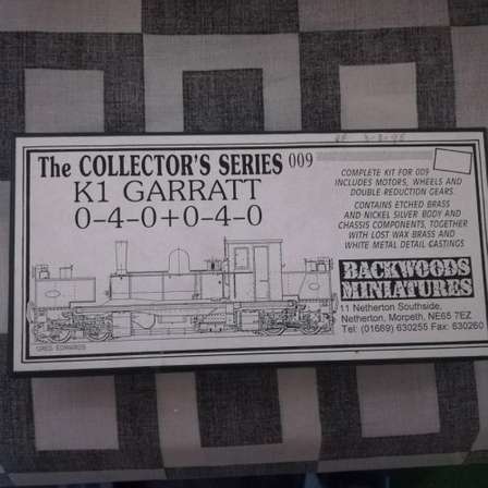 Locomotives - 009 Backwoods Miniatures K1 Garratt 0-4-0 + 0-4-0 ...