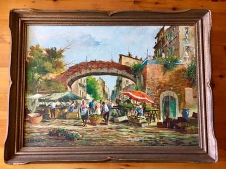 Paintings - ### A.VANDO ### FAMOUS ITALIAN ARTIST ### LARGE & BEAUTIFUL ...