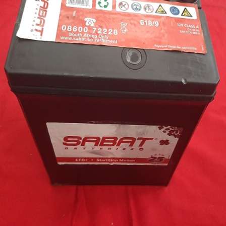 Rechargeable Batteries - Sabat 618/9 battery 12V 43Ah 325A Class A ...